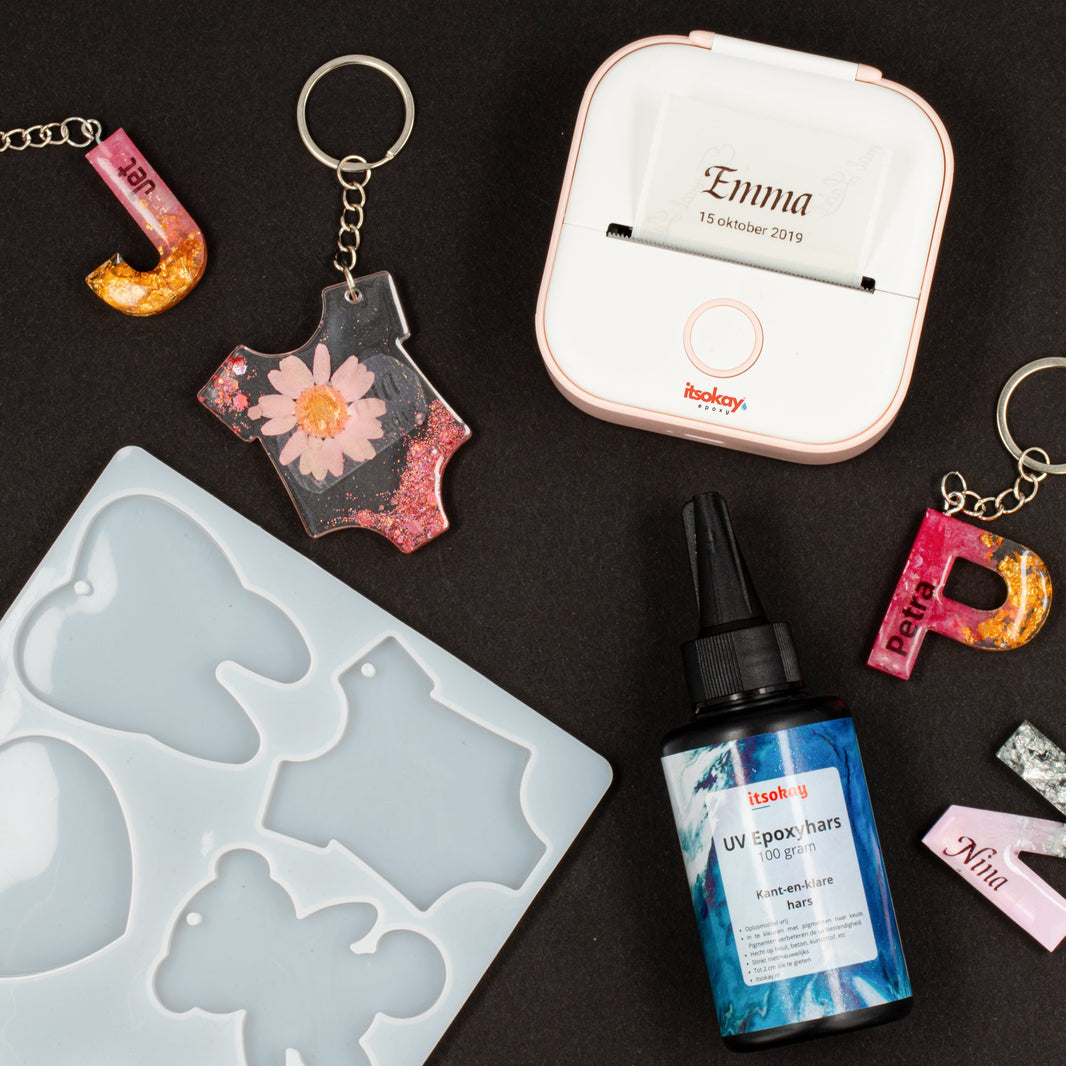 Epoxy Sticker Printer (namen, teksten) Resin Art Hobbywinkel itsOkay