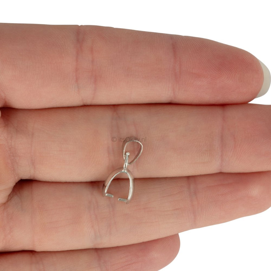 RVS Hanger Bail Klem 20mm (50 st) - Zelf Sieraden Maken - itsOkay