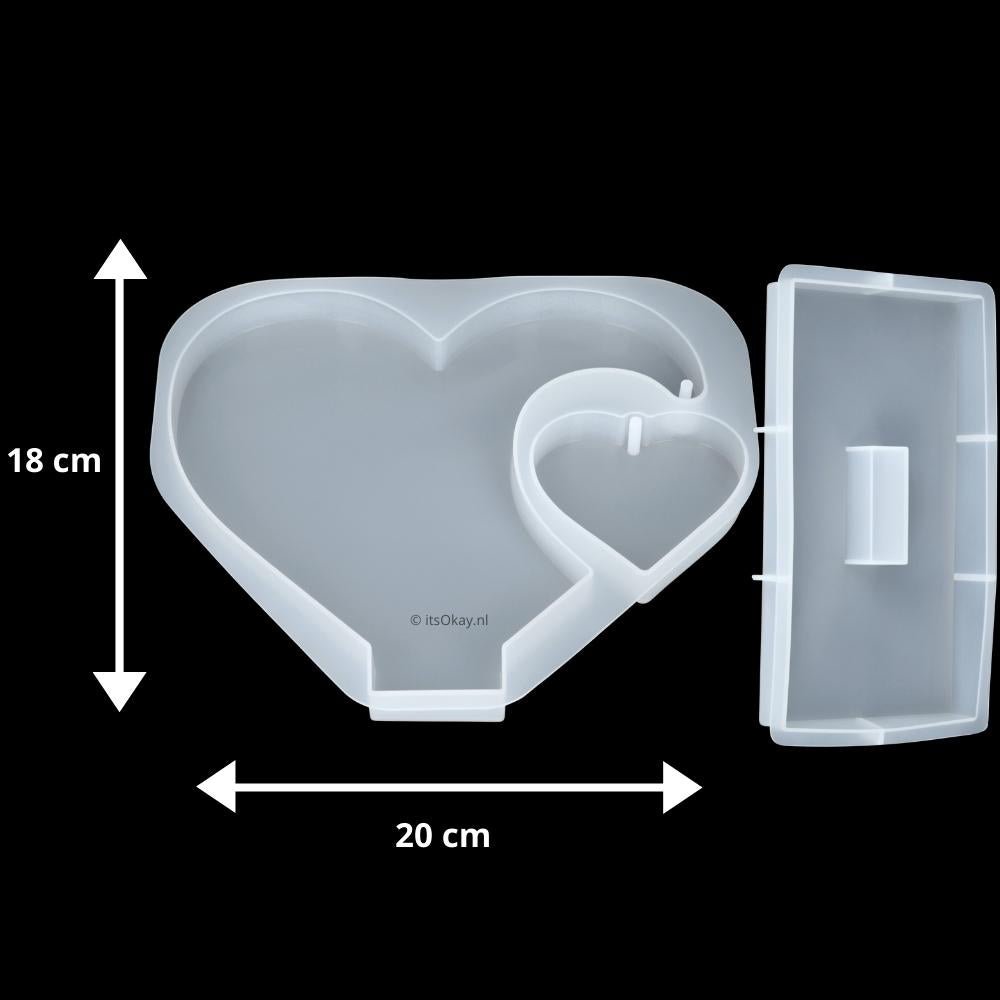 Siliconen Mal Hart - Frame voor foto in Epoxy - Hobbywinkel itsOkay