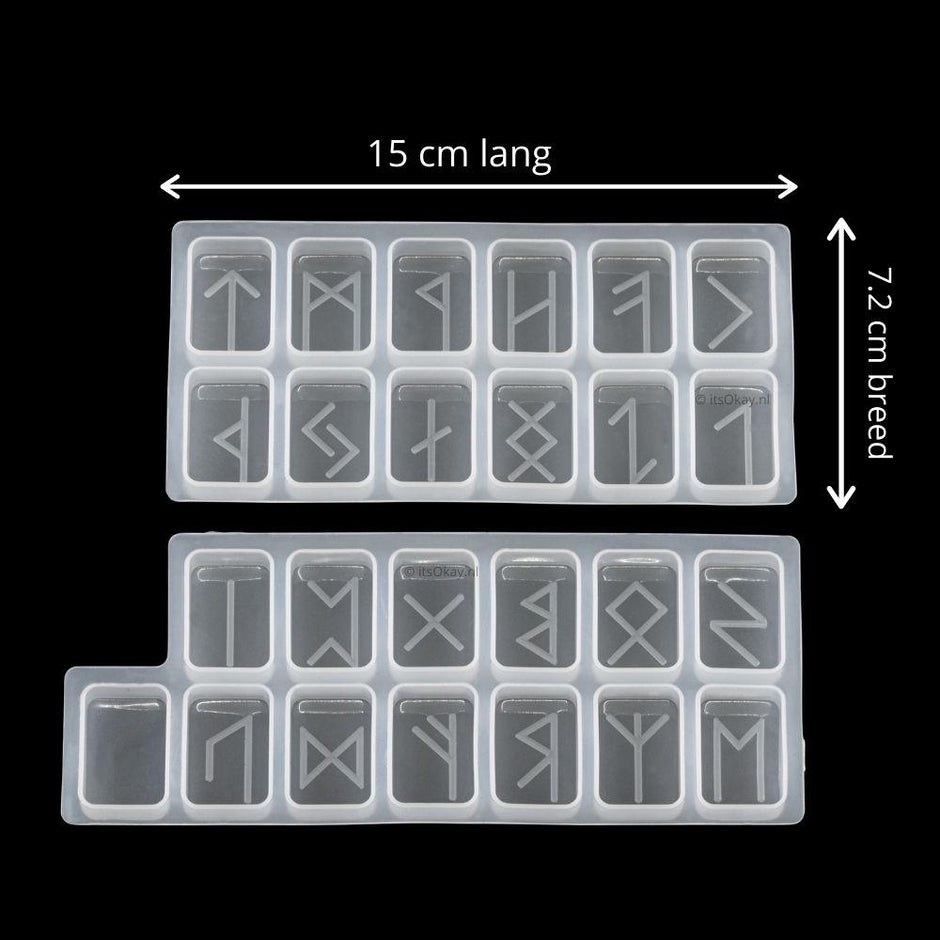 Siliconen Mal Runes | Rune stenen - Hobbywinkel itsOkay - Resin Art